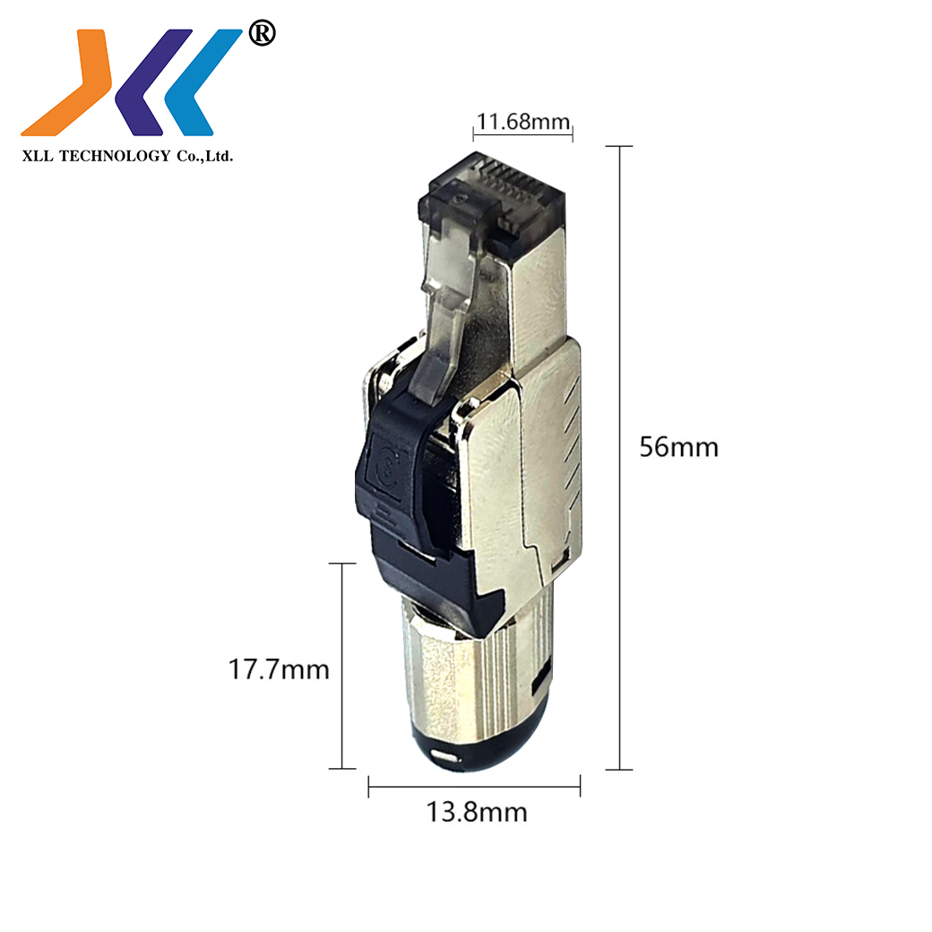 XLL หัวแลน RJ45 CAT8 Cat8 Modular Shielded FTP Tool-free Plugs - XLL Technology