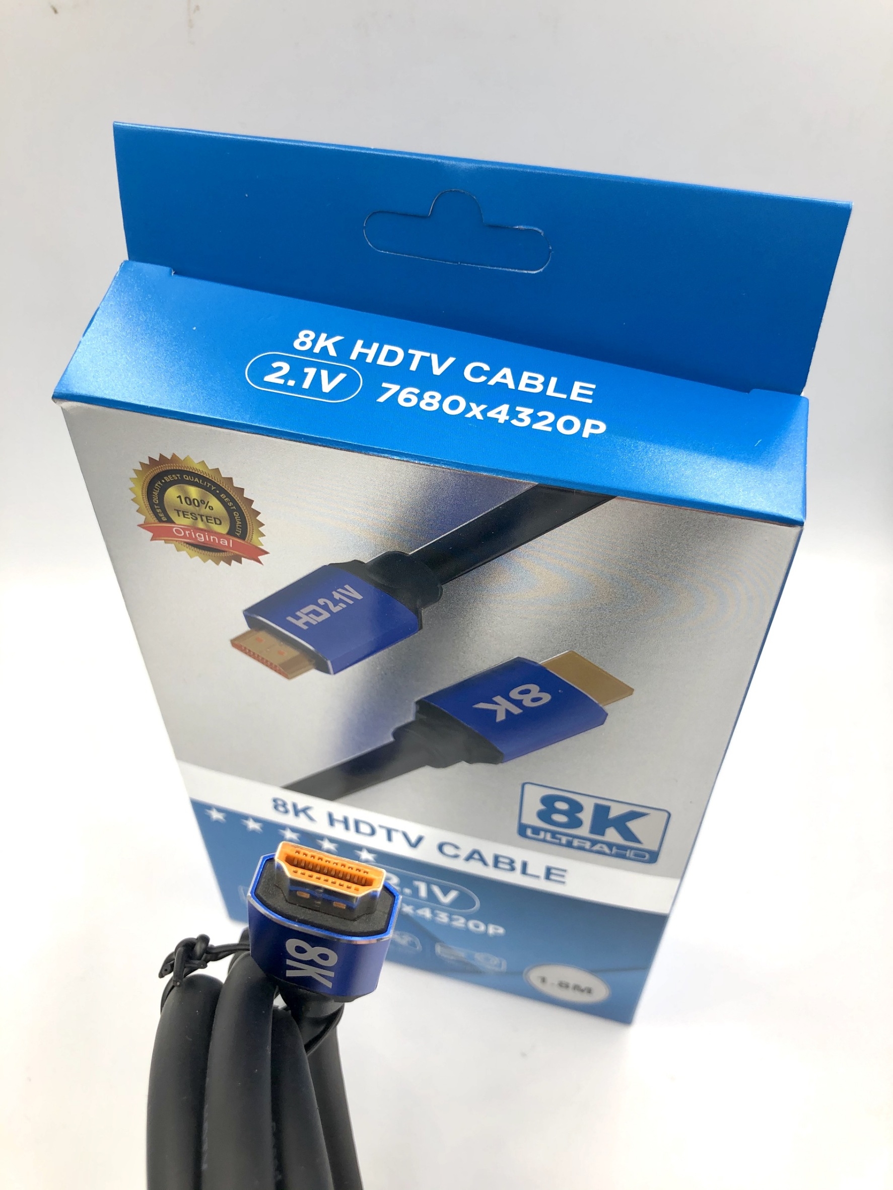 สาย HDMI 2.1 8K 60Hz Ultra HD HDR 48 Gbps. ความยาว 1.8 เมตร - XLL Technology