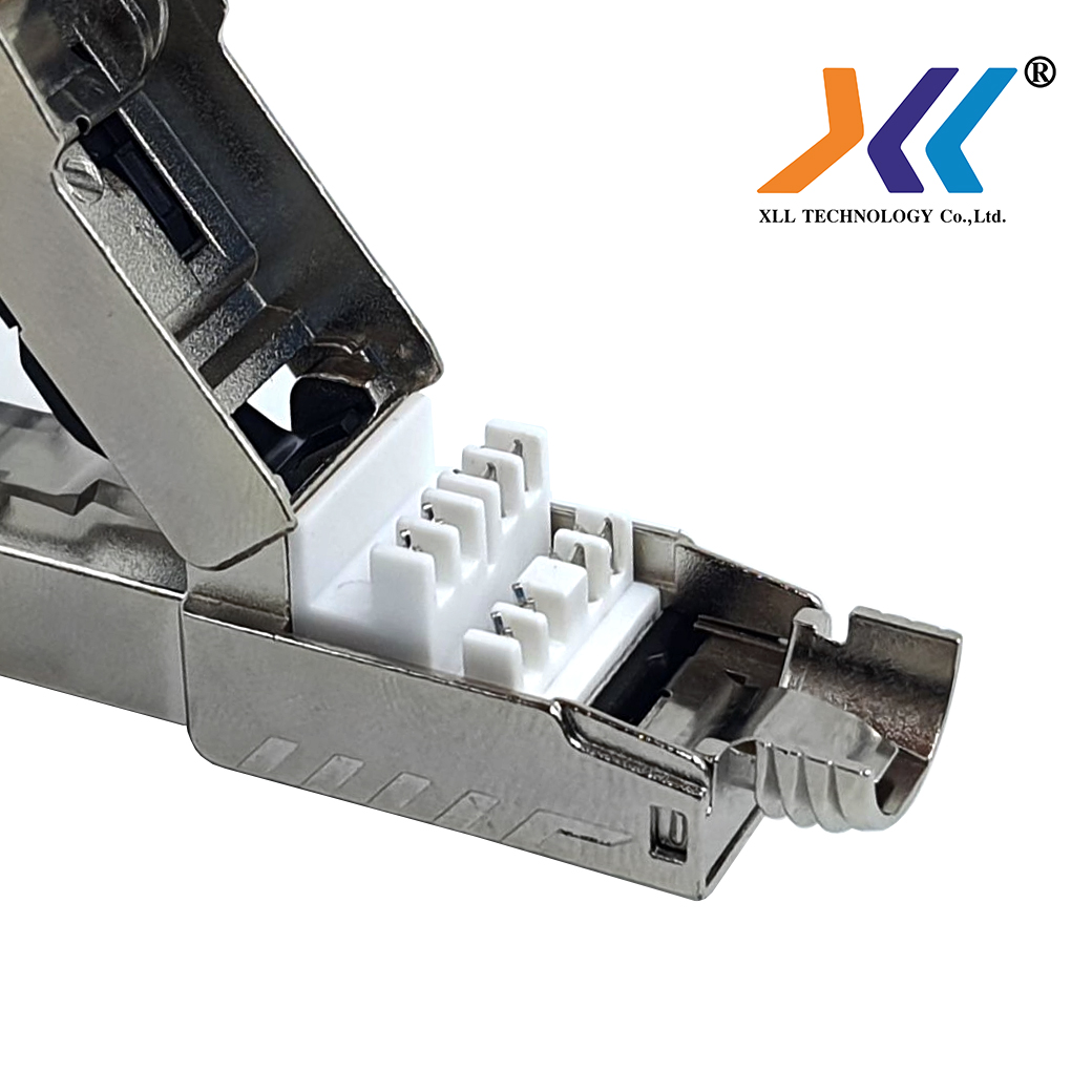 XLL หัวแลน RJ45 CAT8 Cat8 Modular Shielded FTP Tool-free Plugs - XLL Technology